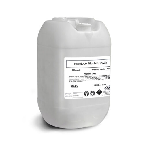 Ethanol Absolute Alcohol, Denatured, 99.9%, 25L – Bargain Services